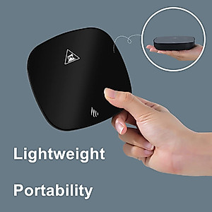 Viyee Oline, Coffee Mug Warmer,Smart Coffee Warmers for Office Desk, Gravity Sensor Mug Warmer Black