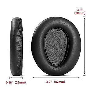 YDYBZB MDR-ZX770BN Upgraded Ear Pads Cushions Cups Replacement Foam Earpads Compatible with Sony MDR-ZX770BN MDR-ZX780DC MDR-ZX770BT Headphone Headset