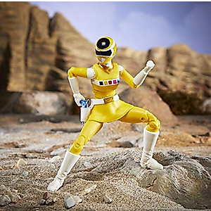 Power Rangers Lightning Collection in Space Yellow Ranger 6-Inch Premium Collectible Action Figure Toy with Accessories