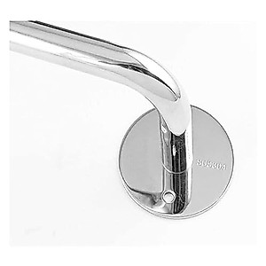 TOWEL BAR RACK Towel Rack Easy to Install Mirrored Bright Single Rod Simple Wall-Mounted Towel Rack-Length 60Cm Towel Storage Bath Towel Rail Single Towel Bar for Bathroom Chrome Hanging/Length 60Cm (