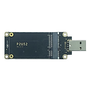 EXVIST 4G LTE Industrial Mini PCIe to USB Adapter W/SIM Card Slot for WWAN/LTE 3G/4G Module Applicable for M2M & IoT Applications Like Raspberry Pi Industrial Router IP Camera Digital Signage etc.