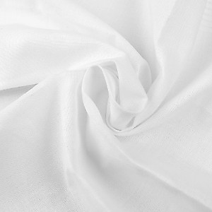HOULIFE 100% Cotton Men's Handkerchiefs, Solid White Handkerchiefs for Men Cotton Pocket Square 15.7x15.7 (6/12pcs)