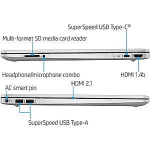 HP 15 15.6" HD Touchscreen Laptop Computer, 11th Gen Intel 4-core i5-1155G7 (Beat i7-1065G7), 16GB RAM 1TB SSD, Iris Xe Graphic, Numeric Pad, Wi-Fi, Bluetooth 5, Windows 11 Home in S Mode, w/Battery