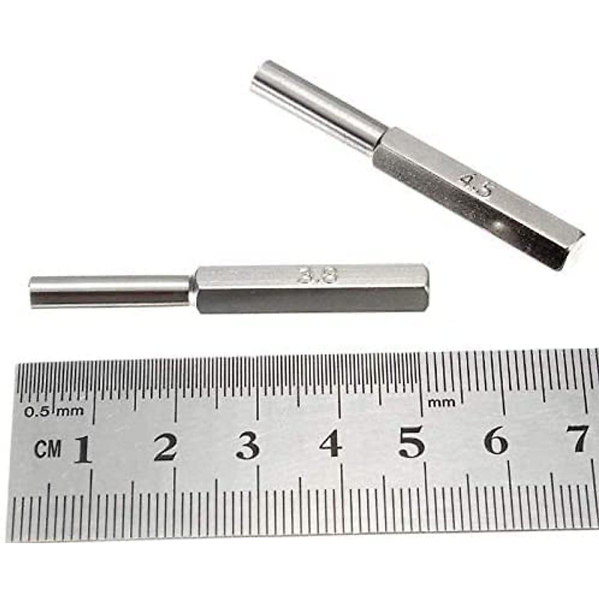 GCA Security Screwdriver/BitSteel Set of 3.8mm & 4.5mm Screwdriver Security Game Bits for NES, SNES, N64, GameBoy and GameCube