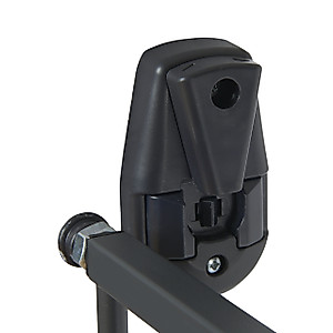 Munchkin® Push to Close™ Baby Gate, Hardware Mounted Safety Gate for Stairs, Hallways and Doors, Extends 28.5" to 45" Wide, Metal, Dark Grey