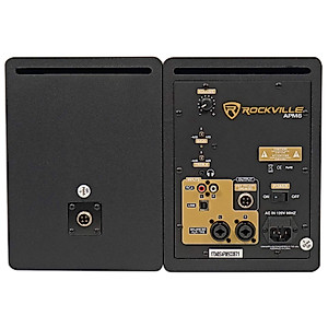 Rockville 5.25" 2-Way 250W Active/Powered USB Studio Monitor Speakers Pair (APM5C)