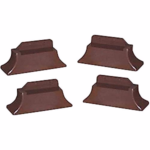 Stander Recliner Risers, Non-Slip Chair Lifters for Adults, Seniors, and Elderly, Low Profile Seat Raiser for Sitting and Standing Assistance, Compatible with Wooden Base Recliners, Set of 4