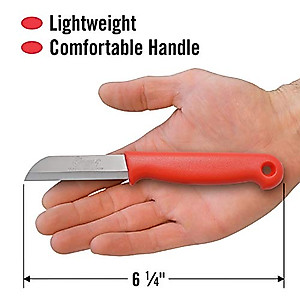 Clauss 18424 fixed blade Floral Knives, Comes in a Box of 10 Stainless Steel Straight Knife, B000XBBKY6