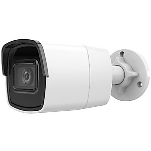 4MP PoE Security IP Camera - Compatible with Hikvision DS-2CD2043G2-I Mini Bullet EXIR Night Vision 4mm Fixed Lens H.265+, English Version, Firmware Upgradable