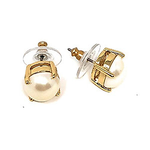 Kate Spade New York Cream Pearl Gold Plated Stud Earrings