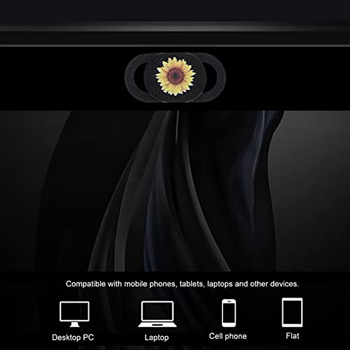 SOLUSTRE 18 pcs for Sticker Cute Shutter Ultra Phone Thin Lens Webcam Laptop Slide Cam Tablet Blocker Adhesive Camera Cat Web Privacy Computer Ultra- Covers Smartphone Ultra-Thin Cover