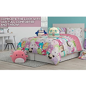 Franco Collectibles Squishmallows Bedding Super Soft Microfiber Sheet Set, Twin XL, College Dorm Essentials (Officially Licensed Product)