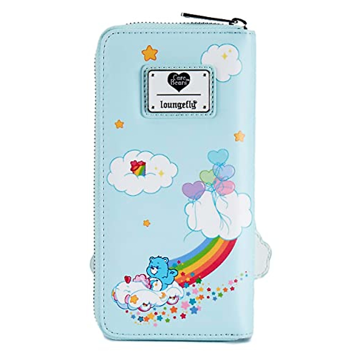 Loungefly Care Beaas Care-A-Lot Castle Zip-Around Wallet Care Bears One Size