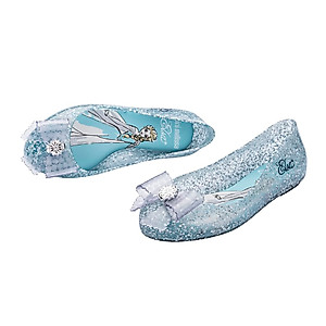 mini melissa Sweet Love + Disney Princess Ballet Flats for Kids, Elsa, 13