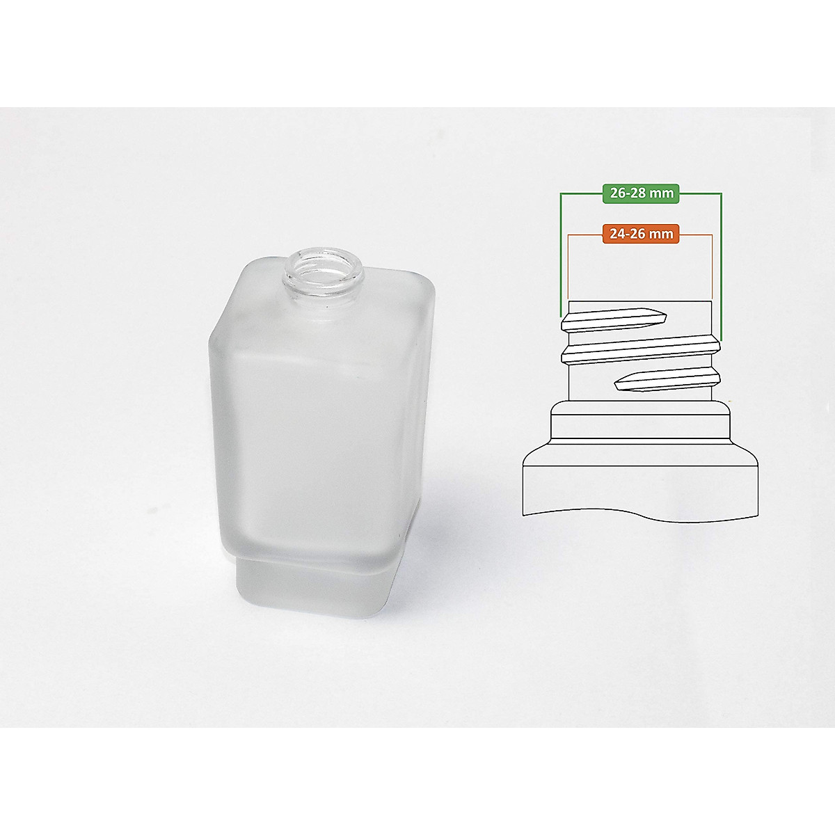 4 Pcs Soap Dispenser Pump Replacement, Standard 28/400 (26 mm - 28mm),Hand Liquid Soap and Lotion Dispenser Pumps Replacement