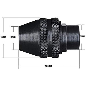 Thaekuns 2 Pcs Multi Quick Change Keyless Chuck for Dremel 4486 Rotary Tools 3000 4000 7700 8200
