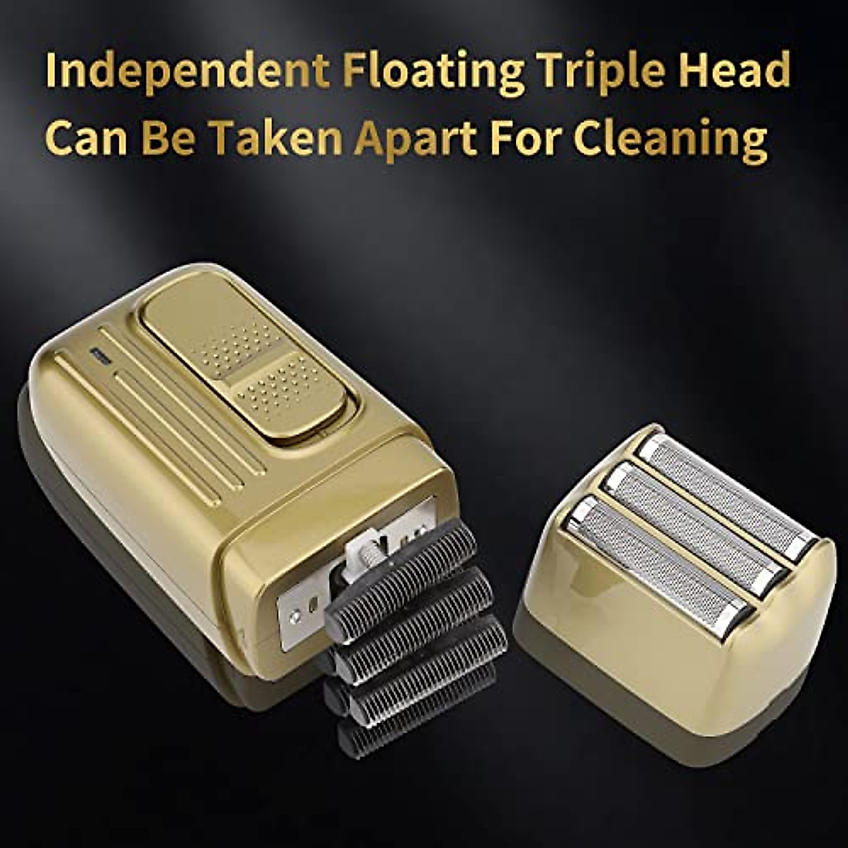 Karrte Men’s Grooming Kit Professional Hair Clippers and Shaver for Men,Electric Razor and Nose Trimmer Set,Beard Trimmer with 3 Foil Head,Gifts for Men