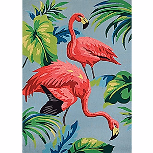 Couristan Flamingos Area rug, 3'6" x 5'6", Multicolor