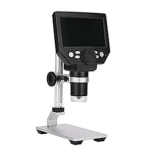 XDCHLK Electronic USB Microscope 1-1000X Digital Soldering Video Microscopes 4.3" LCD Magnifying Camera Metal Stand Magnifier