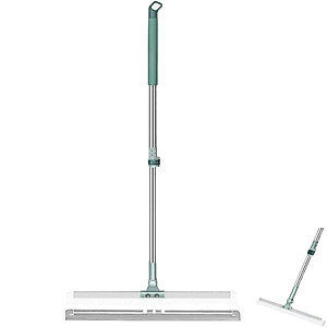 Retractable Silicone Floor Scraper, Retractable Silicone Floor Scraper Bathroom Wiper 35cm Silicone Ground Scrape, Retractable Magic Broom, Silicone Bathroom Wiper Broom-50cm