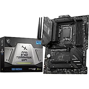 MSI MAG B760 Tomahawk WiFi Gaming Motherboard (Supports 12th/13th Gen Intel Processors, LGA 1700, DDR5, PCIe 5.0, M.2, 2.5Gbps LAN, USB 3.2 Gen2, Wi-Fi 6E, ATX)