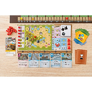 Capstone Games Ark Nova Card Drafting, Hand Management Strategy Board Game, 1-4 Players, 90 to 150 Minute Play