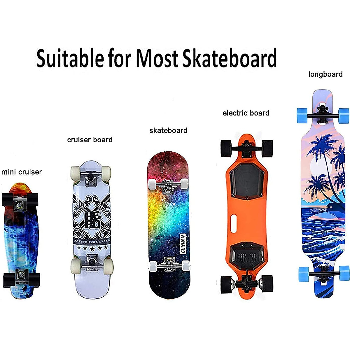 Backpack Shoulder Strap Hooks Backpack Hanger with Strap Mount Backpack Attachment Carrier Skateboard Carry for Longboard Skateboard Backpack Bag Carrier - No Backpack