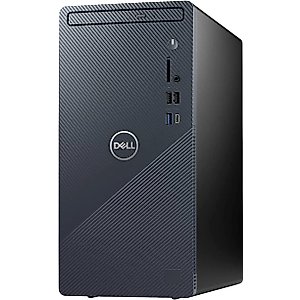Dell Inspiron 3000 Series 3910 Desktop, 12th Gen Intel Core i5-12400 Processor, 32GB DDR4 RAM, 512GB SSD, HDMI, DP, DVD, Bluetooth, Wired Keyboard&Mouse, Wi-Fi 6, Windows 11 Home, Black