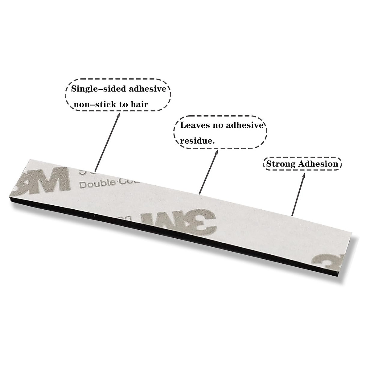 SONSIL 2psc Graduation Cap Headband with 4pcs strong adhesive strips, Graduation Cap hair band Secures Your Graduation Cap in Place Also Can Protect your Hairstyle in Order.