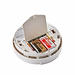 Kidde Smoke & Carbon Monoxide Detector with Voice Alerts, Battery Powered, Combination Smoke & CO Alarm & Smoke Detector with Safety Light for Hearing Impaired, Battery Operated Smoke Alarm