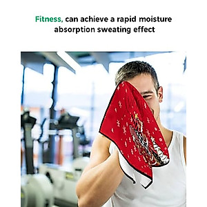 Golf Towel Christmas Tree Snowflake Red,Waffle Pattern Microfiber Club Cleaner Golf Towels with Carabiner Clip for Women Men Dad,Winter Aesthetic Cedar Golf Towel for Golf Bags Accessories,24x16in