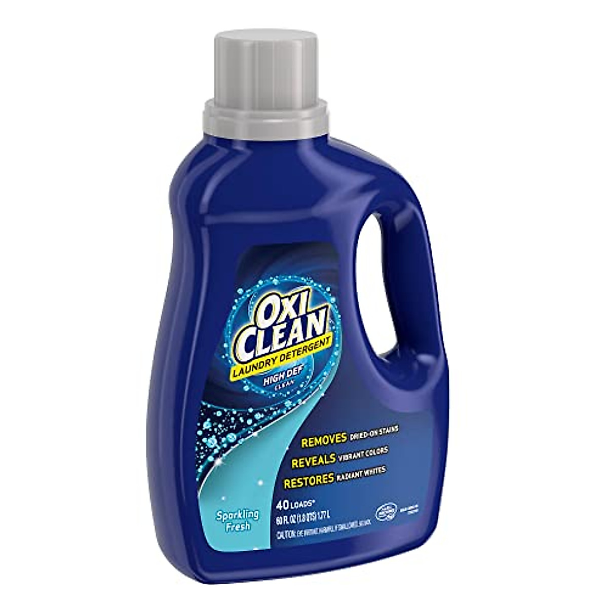 OxiClean High Def Sparkling Fresh Liquid Laundry Detergent, 60 oz.