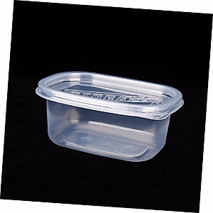 BUTIFULSIC 12 Pcs Disposable Rectangular Plastic Lunch Boxes with Lids Sealed Food Containers for Meal Prep Fruits and Cakes Multi Color Green