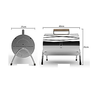 BBQ Grill Outdoor Portable Folding Charcoal Barbecue Desk, Stainless Steel BBQ Grill,charcoal Mini Grill