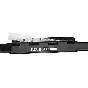 FlexiFreeze Cooling Collar - Neck Cooling Ice Wrap, Charcoal