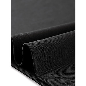 Allegra K Sleeveless Sheath Dress for Women's 2024 Boat Neck Teacher Casual Office Dresses X-Large Black