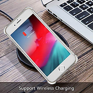 SZINTU iPhone 12 Mini Clear Case - Card Holder Slot, Slim Fit, Wireless Charging Compatible, TPU Shockproof Wallet Bumper