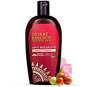 Desert Essence Maxi Hair Plus Biotin Anti-Breakage Conditioner - 10 Fl Oz - Jojoba & Coconut Oils - Promotes Breakage Reduction