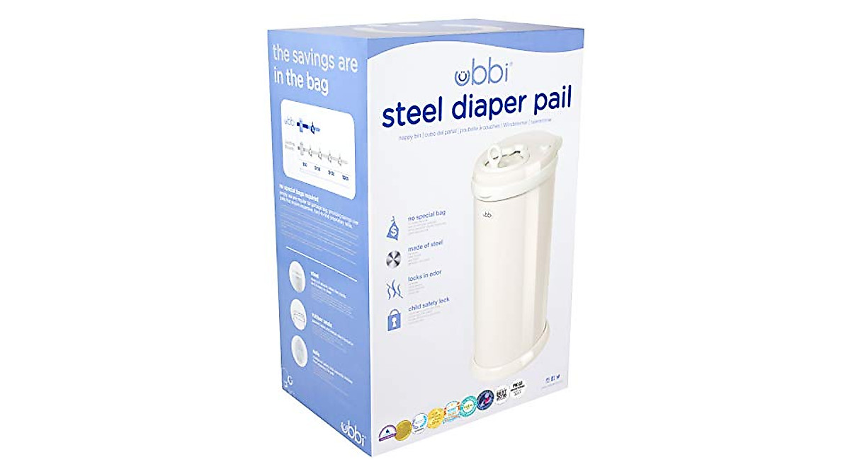 Ubbi Steel Diaper Pail & Refill Bags – Ultimate Odor Control Solution