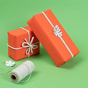 RUSPEPA Kraft Paper Roll - 17.5 inches x 32.8 feet - Recyclable Paper Perfect for Wrapping, Craft, Packing, Floor Covering, Dunnage, Parcel, Table Runner, Orange