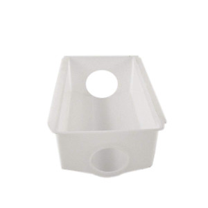 Whirlpool W10850492 OEM SxS Refrigerator Ice Container, White