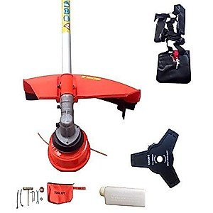 52cc Brush Cutter 2 in 1 Grass Trimmer Weed Wacker Hedge Trimmer