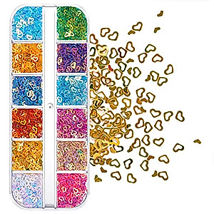✪ Glitter Sequins Party Decoration Resin Jewelry Making Supplies DIY Slime Crafts