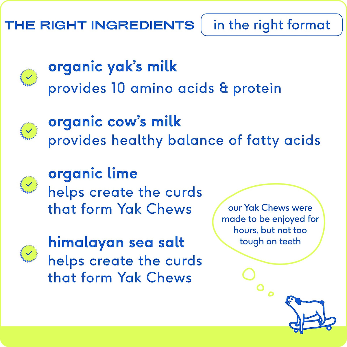 Native Pet Dog Calming Chews (60 Chews) & Yak Chews for Dogs (5 Small Chews)