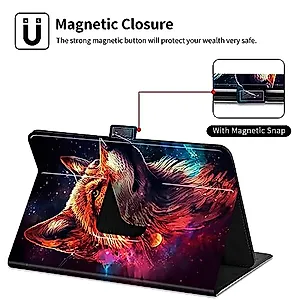for TCL Tab Pro 5G Case/TCL TABMAX 10.4 Case Dluggs 360 Degree Rotating Smart Protective Stand Cover for 10.36" TCL Tab Pro 5G TCL-9198S/TCL TABMAX 10.4 9296Q,Astral Wolf