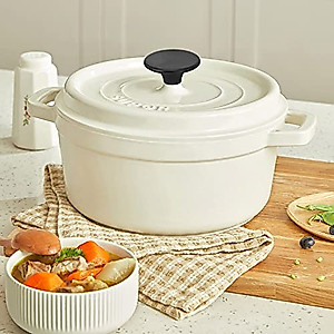 Dutch Oven Knob for Le Creuset Knob Replacement bakelite knobs Replacement Pot Lid Handle Compatible Aldi, Lodge and Other Enameled Dutch Oven, Black, Black