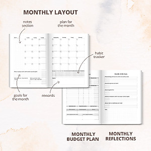 Conscious Planner (with typo) - Daily, Weekly & Monthly Undated Goal & Self-Care Planner, Productivity and Time Management Organizer with Calendar, To Do List, Gratitude Journal, Habit Tracker &