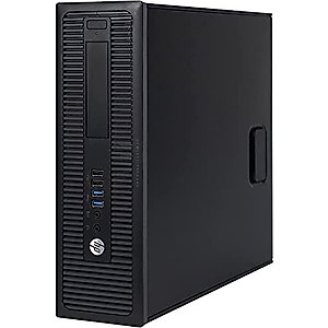 HP Elite 800G1 Desktop Computer PC, Intel Core i5 4th Gen Processor, 8GB RAM, 500GB HDD, MTG New 22 inch Monitor, RGB Speaker Keyboard Mouse, WiFi Windows 10 Pro 64-Bit (Renewed)
