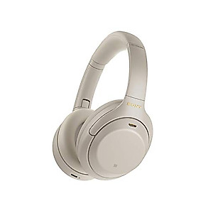 Sony Noise Cancelling Wireless Headphones - 30hr Battery Life - Over Ear Style - Optimised for Alexa and Google Assistant - Built-in mic for Calls - WH-1000XM4S.CE7 - Limited Edition - Silver/Gold