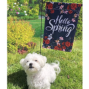 Lovely Flag Seasonal Garden Flag Set of 11| 12.5" x 18" | Double Sided | Double Stitched | Proudly Designed in USA | Garden House Yard Weather Resistant | American Flag Garden Summer Spring Flag/ Happy Birthday/ Be Happy/ Back to School/ Welcome/ Hallowee